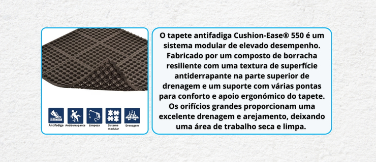 Tapete Antifadiga Cushion-Ease® 550 - TECNIQUITEL