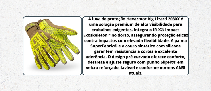 Luva de Proteção Hexarmor Rig Lizard 2030X - TECNIQUITEL